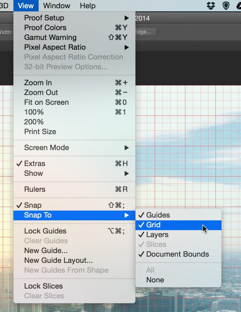 Using Photoshop Grids - Eric Renno