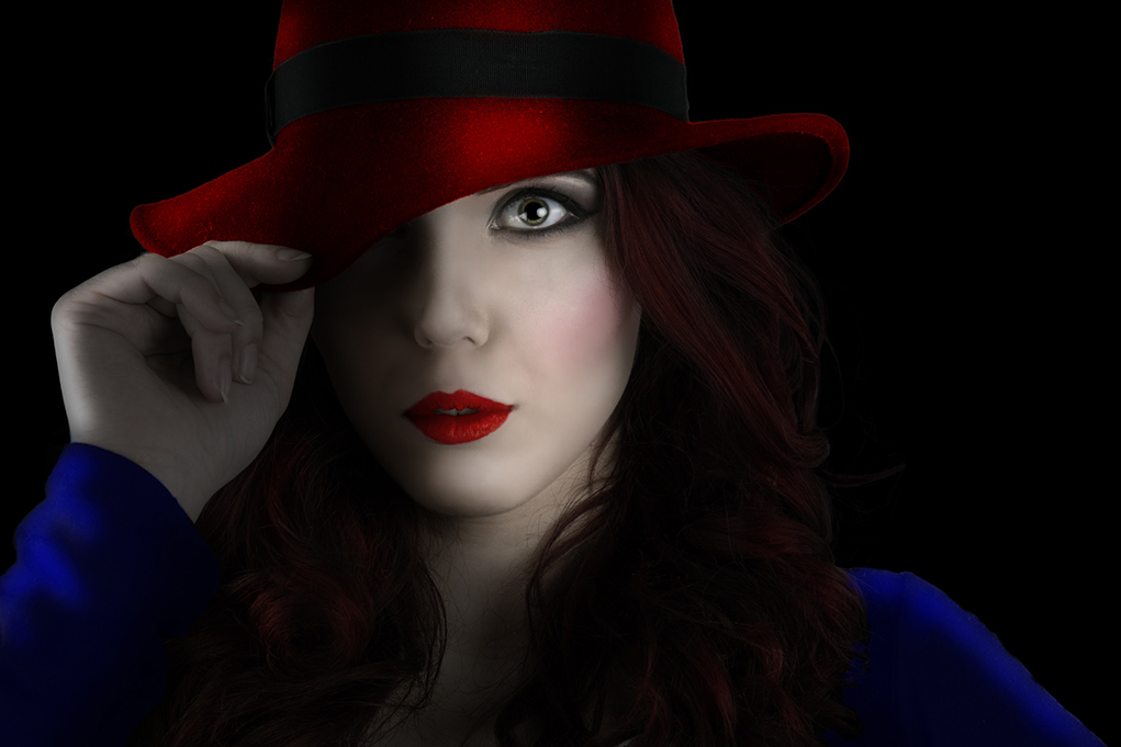 Classic Movie Star and Marvel's Agent Carter Inspired Photoshop Portrait