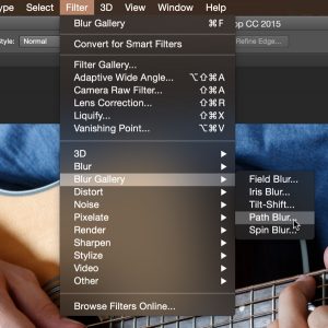 Photoshop Blur Gallery - Path Blur - TipSquirrel